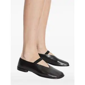 LEMAIRE Lemiare Ballet Flats With Elasticated Strap - Brown