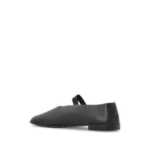 LEMAIRE Lemiare Ballet Flats With Elasticated Strap - Brown