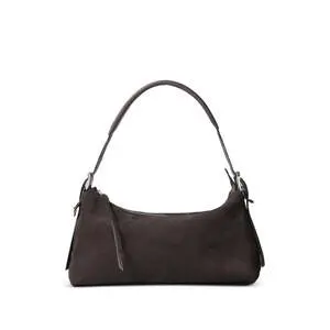 LEMAIRE Suede Shoulder Bag - Brown