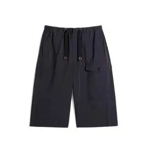 LEMAIRE LEMAIRE Drawstring Cargo Shorts Black