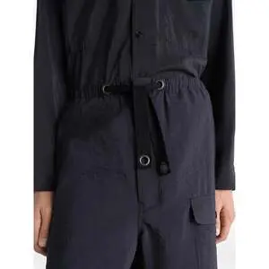 LEMAIRE Drawstring Cargo Shorts - Black