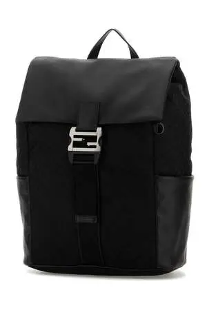 Fendi Nylon Flux Backpack - Black