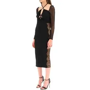 SELF-PORTRAIT Lace Trimmed Dress
