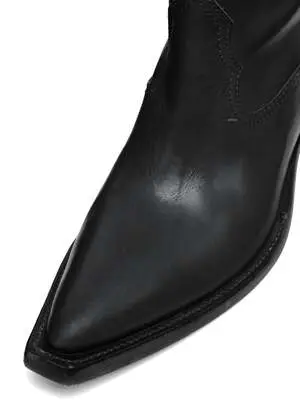 MAISON MARGIELA Leather Western Boots - Multicolor