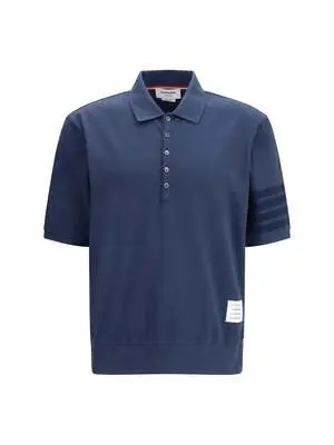 Thom Browne Cotton Polo - Blue