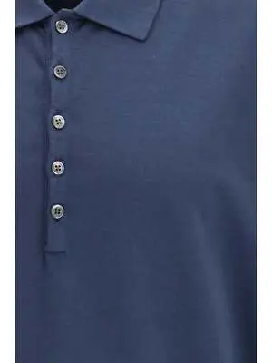 Thom Browne Cotton Polo - Blue