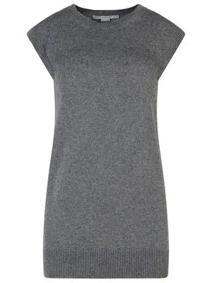 STELLA MCCARTNEY STELLA MCCARTNEY Sleeveless Regenerated Cashmere Sweater