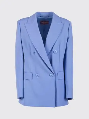 Max Mara Double Breasted Blazer - Blue