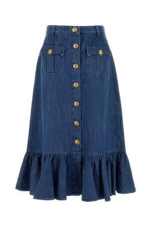 VALENTINO VALENTINO GARAVANI Denim Skirt