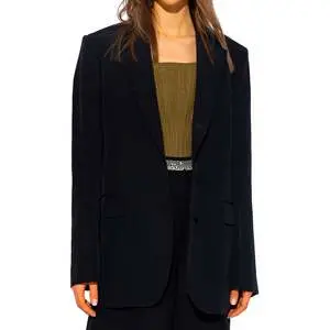 Stella McCartney Single-breasted Blazer Jacket - Black