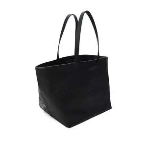 Alexander Wang Embossed Logo Leather Tote Bag
