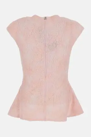ROTATE BY BIRGER CHRISTENSEN Sleeveless Floral Motif High Neck Top - Multicolor