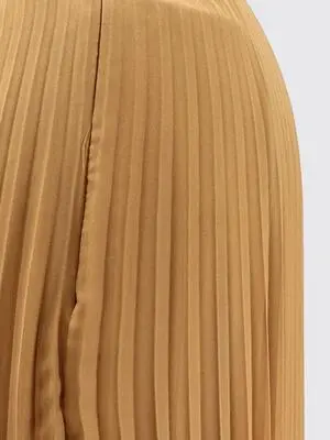 Max Mara Pleated Wide-leg Trousers - Brown