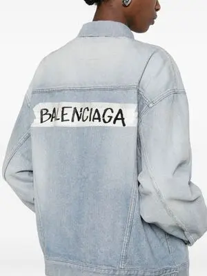 Balenciaga Denim Jacket - Multicolor
