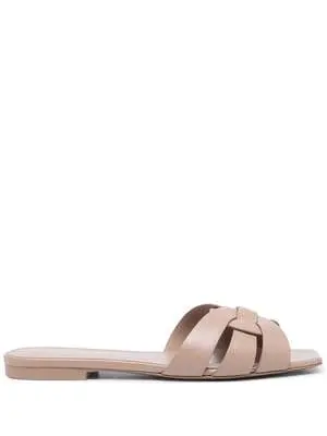 Saint Laurent Tribute Nu Pieds Leather Sandals - Multicolor