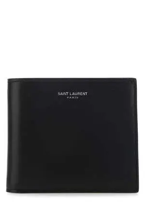 Saint Laurent Leather Wallet - Black