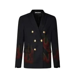 Palm Angels Fire Blazer - Black