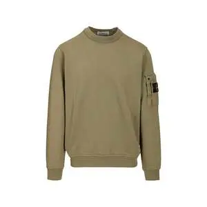 Stone Island Crew Neck Sweatshirt With Logo Detail