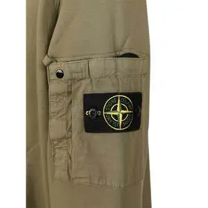 Stone Island Crew Neck Sweatshirt With Logo Detail