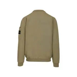 Stone Island Crew Neck Sweatshirt With Logo Detail