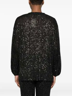 Missoni Sequin Embellished Long Sleeve Blouse - Multicolor