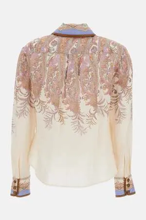 Zimmermann Alchemy Shirt With Paisley Print - Multicolor