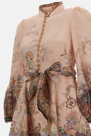 Zimmermann Alchemy Button Mini Dress - Multicolor