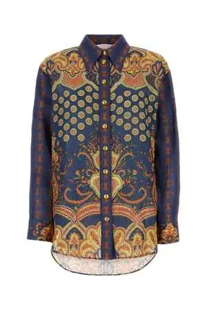 Valentino Garavani Printed Linen Shirt