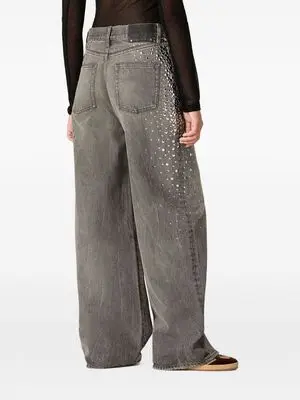 GOLDEN GOOSE Boyfriend Jeans With Stud Embellishment - Multicolor
