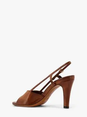 Miu Miu Vintage Leather Slingback Sandals - Multicolor
