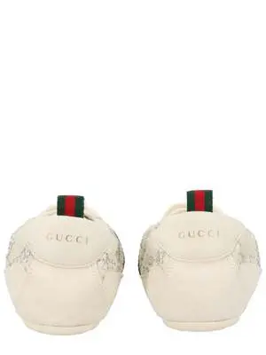 Gucci Shift Sneakers - Cream