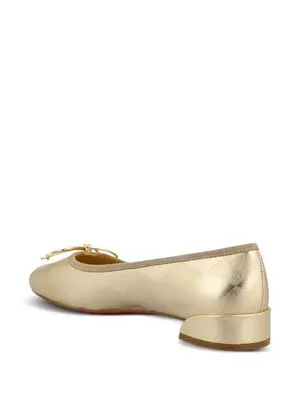 CHRISTIAN LOUBOUTIN Sweetie Jane Leather Ballet Flats - Multicolor