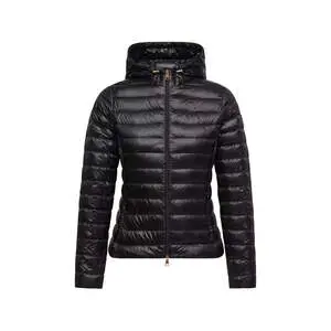 Moncler Quilted Hooded Zip-up Jacket - Black