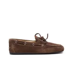 Miu Miu Suede Delave Loafers - Brown