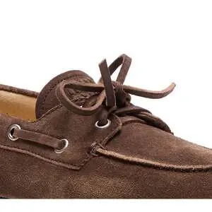 Miu Miu Suede Delave Loafers - Brown