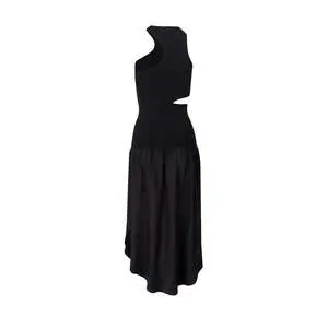 Stella McCartney Silk Cut-out Maxi Dress - Black