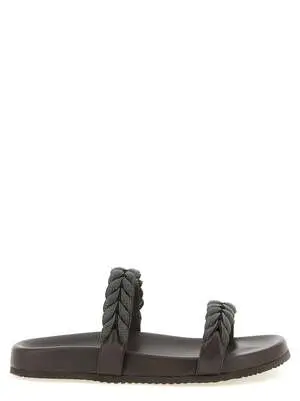 BRUNELLO CUCINELLI BRUNELLO CUCINELLI Precious Braided Straps Sandals