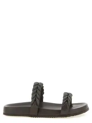 BRUNELLO CUCINELLI BRUNELLO CUCINELLI Precious Braided Straps Sandals