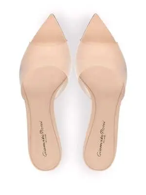 GIANVITO ROSSI Elle 55mm Translucent Mules