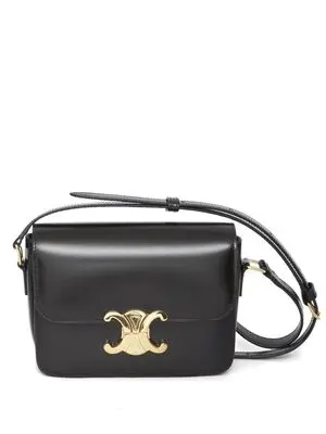 Celine Triomphe Teen Leather Shoulder Bag - Multicolor