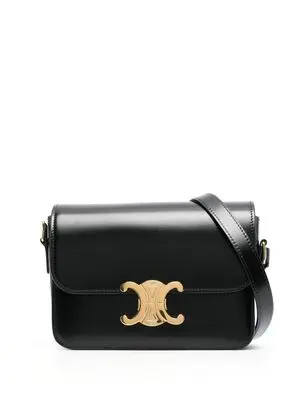 Celine Triomphe Teen Leather Shoulder Bag - Multicolor