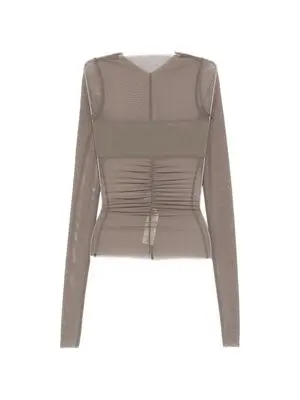 Rick Owens Ruched Performance Tops For Women