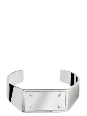 MAISON MARGIELA Four Stitches Bangle Bracelet - Silver