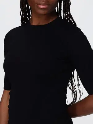 Max Mara Ribbed Knit Pullover - Black