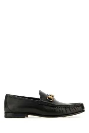 Gucci Calfskin Horsebit Loafers - Black