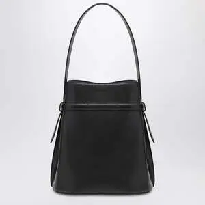 TOTEME Leather Bucket Bag - Black