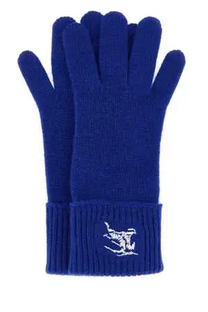 Burberry Electric Cashmere Blend Gloves - Blue