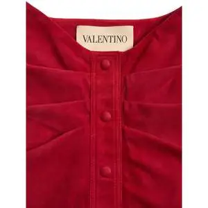 Valentino Garavani Suede Pencil Skirt