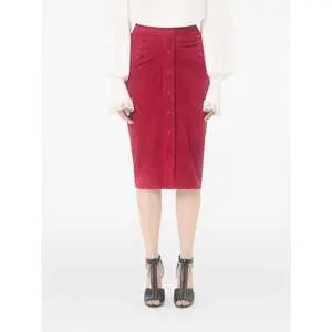 Valentino Garavani Suede Pencil Skirt