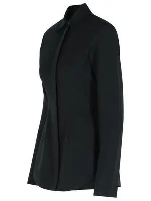 Sportmax Baffo Viscose Knit Shirt - Black